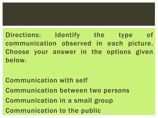 Oral Communication (Grade 11) - Various Speech Situations | PPTX