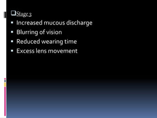 Various stages of contact lens induced papillary conjunctivitis | PPT