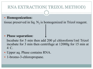 Various techniques in molecular bology | PPT
