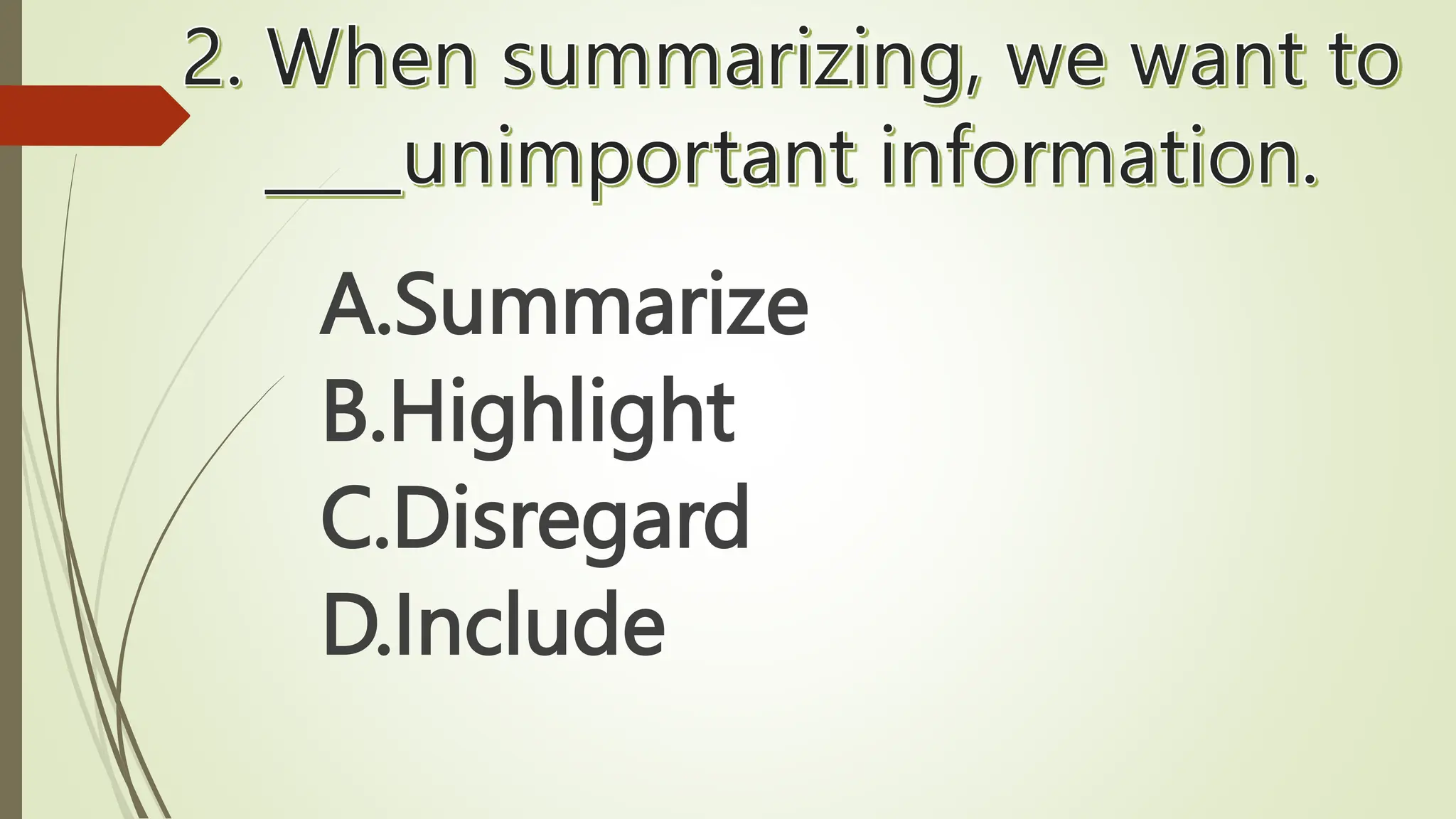 Lesson 5 VARIOUS TECHNIQUES IN SUMMARIZING.pptx