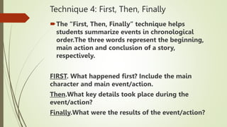 Lesson 5 VARIOUS TECHNIQUES IN SUMMARIZING.pptx