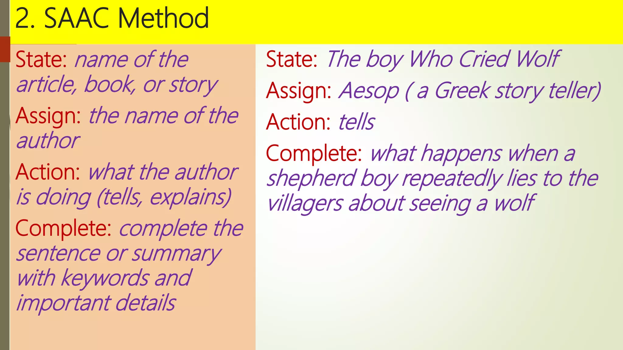 VARIOUS TECHNIQUES IN SUMMARIZING A VARIETY OF ACADEMIC.pptx