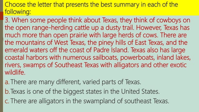 VARIOUS TECHNIQUES IN SUMMARIZING A VARIETY OF ACADEMIC.pptx