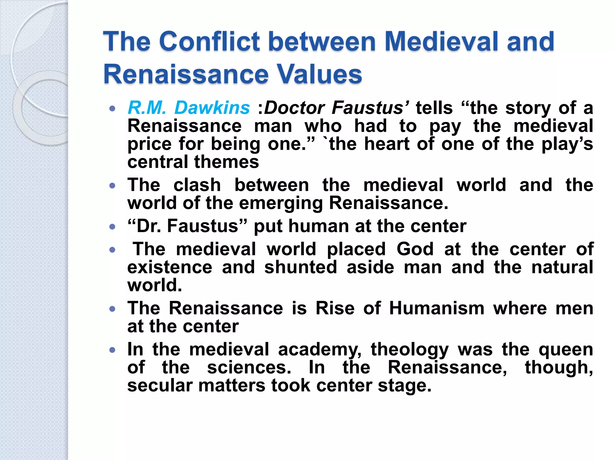 Various themes in doctor faustus | PPTX