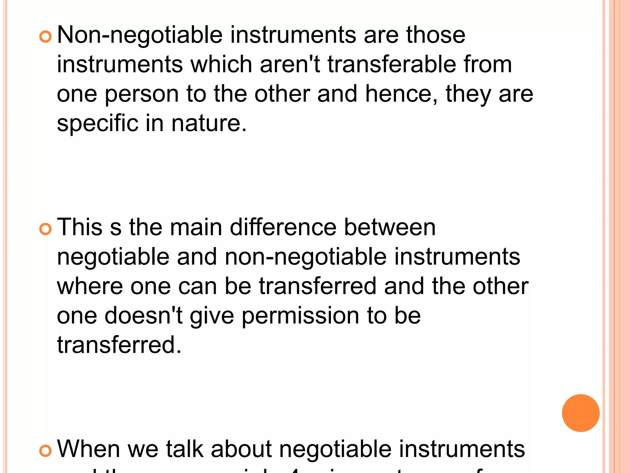 Various Types of Banking Instruments | PPTX