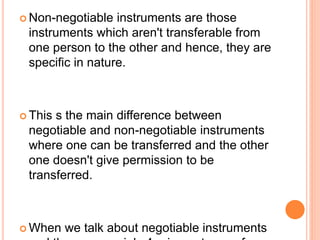 Various Types of Banking Instruments | PPTX