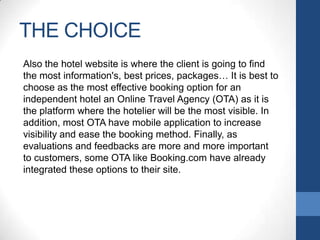 Various types of booking opportunities presentation | PPT