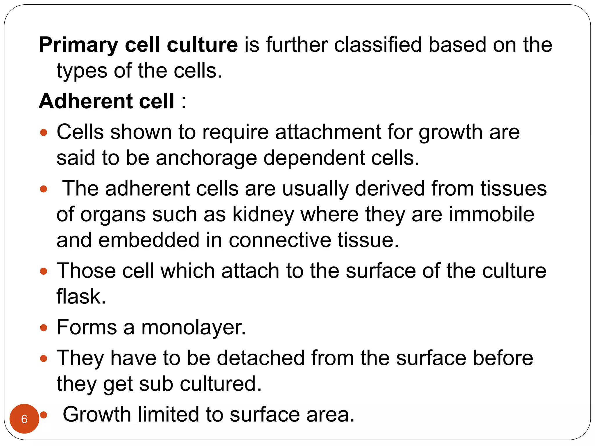 Various types of cell cultures | PPTX