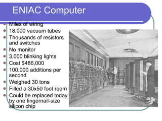 Various types of computers & history | PPT