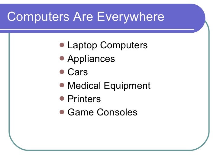 Various types of computers & history
