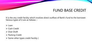 Various types of Credit Facility.pptx