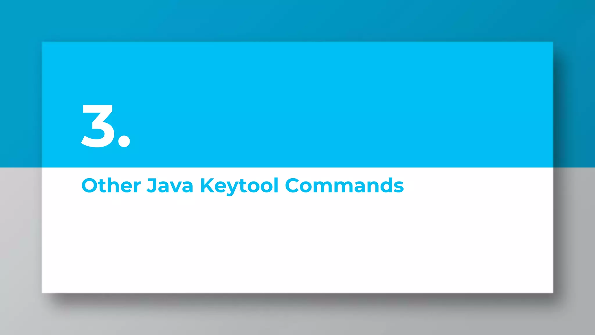 Various Types Of Openssl Commands And Keytool Ppt