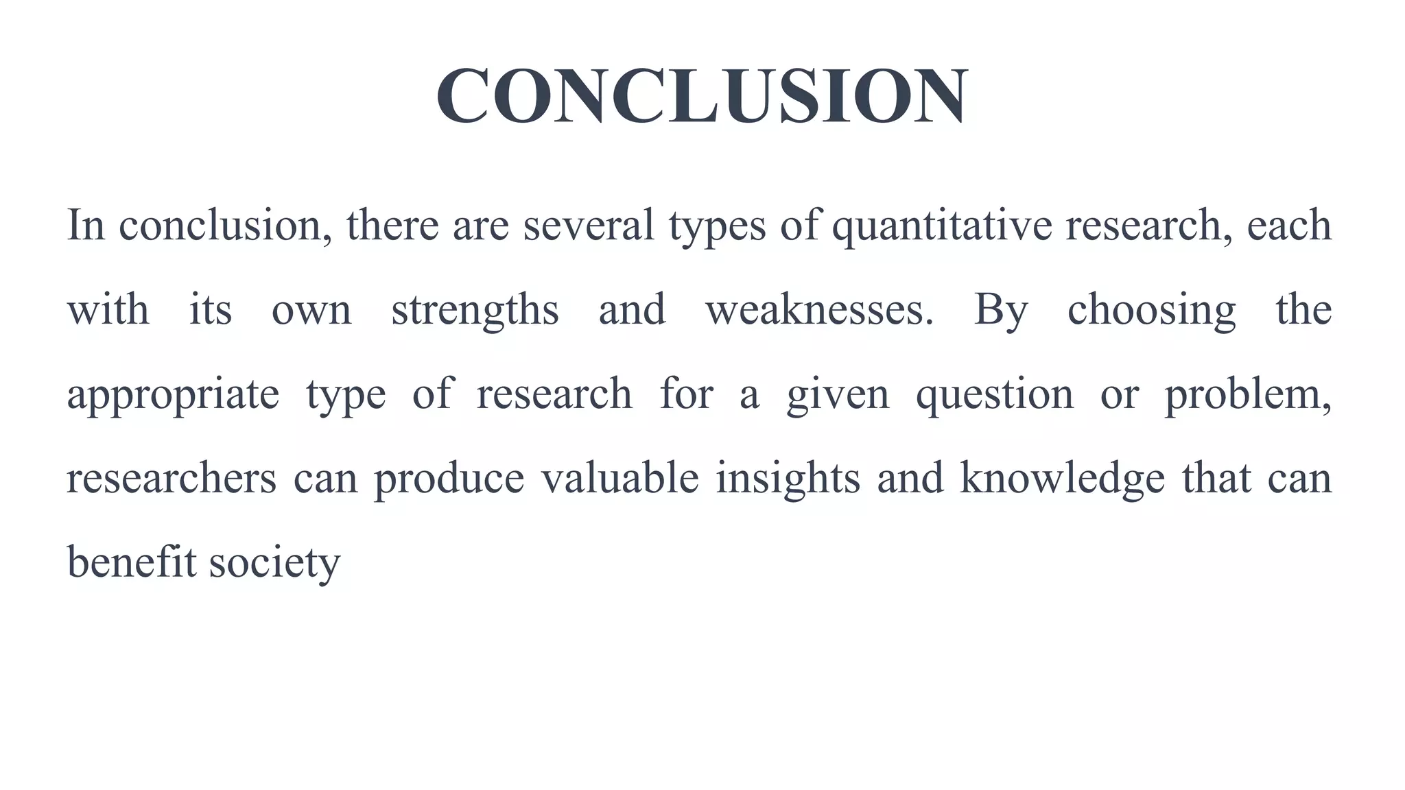 Various Types of Quantitative Research.pptx