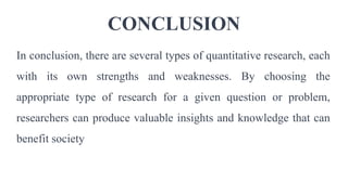 Various Types of Quantitative Research.pptx