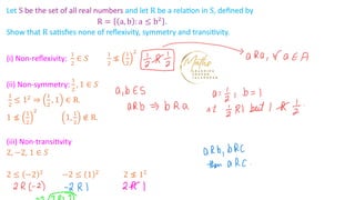 Various types of relations (Relations and functions) | PDF
