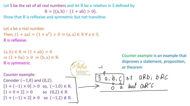 Various types of relations (Relations and functions) | PDF