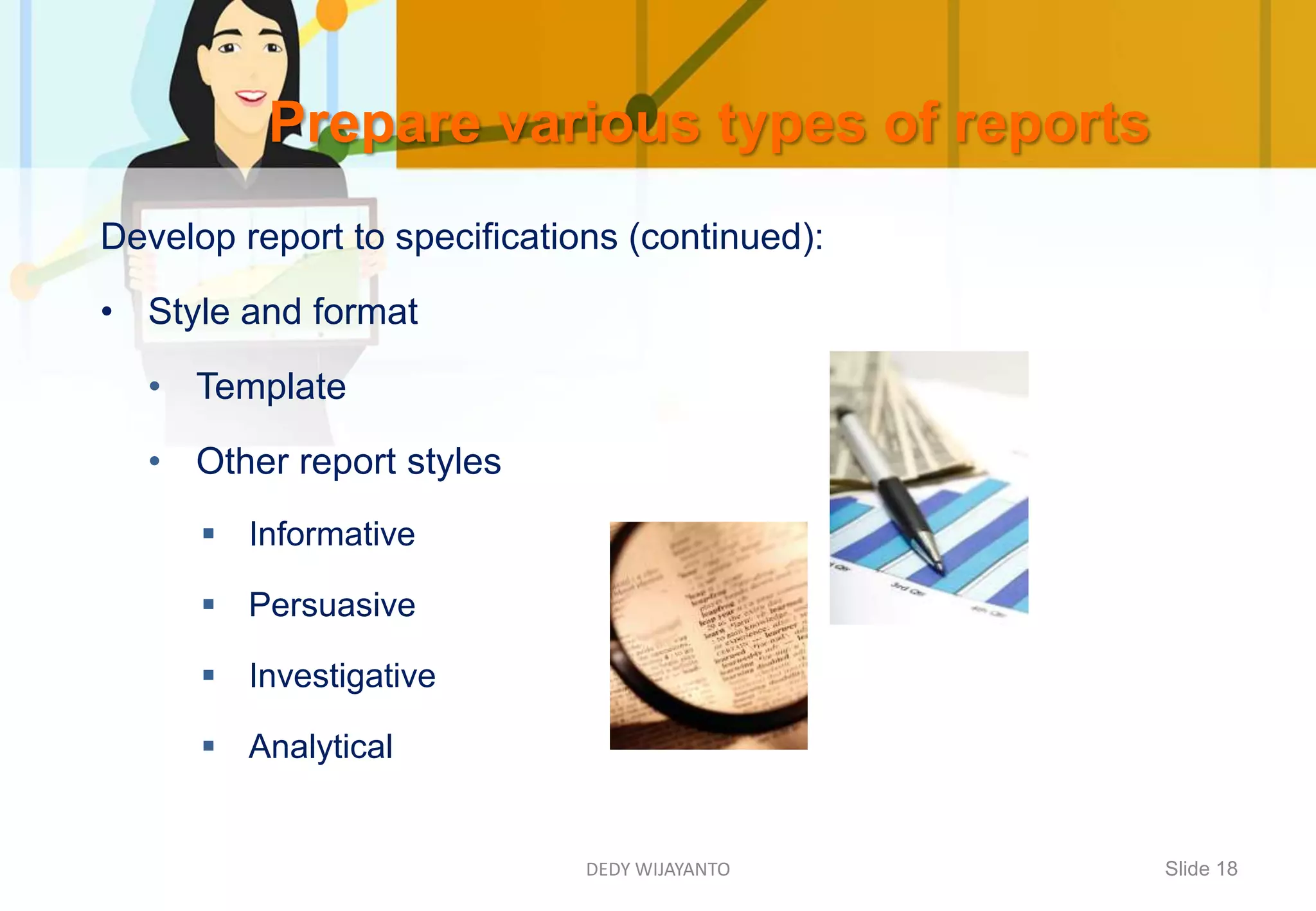 Various types of reports | PPTX