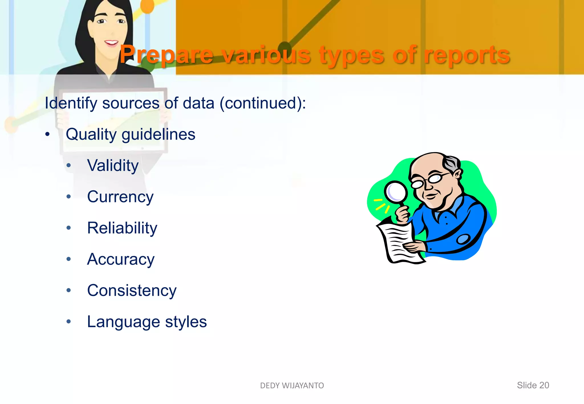 Various types of reports | PPTX