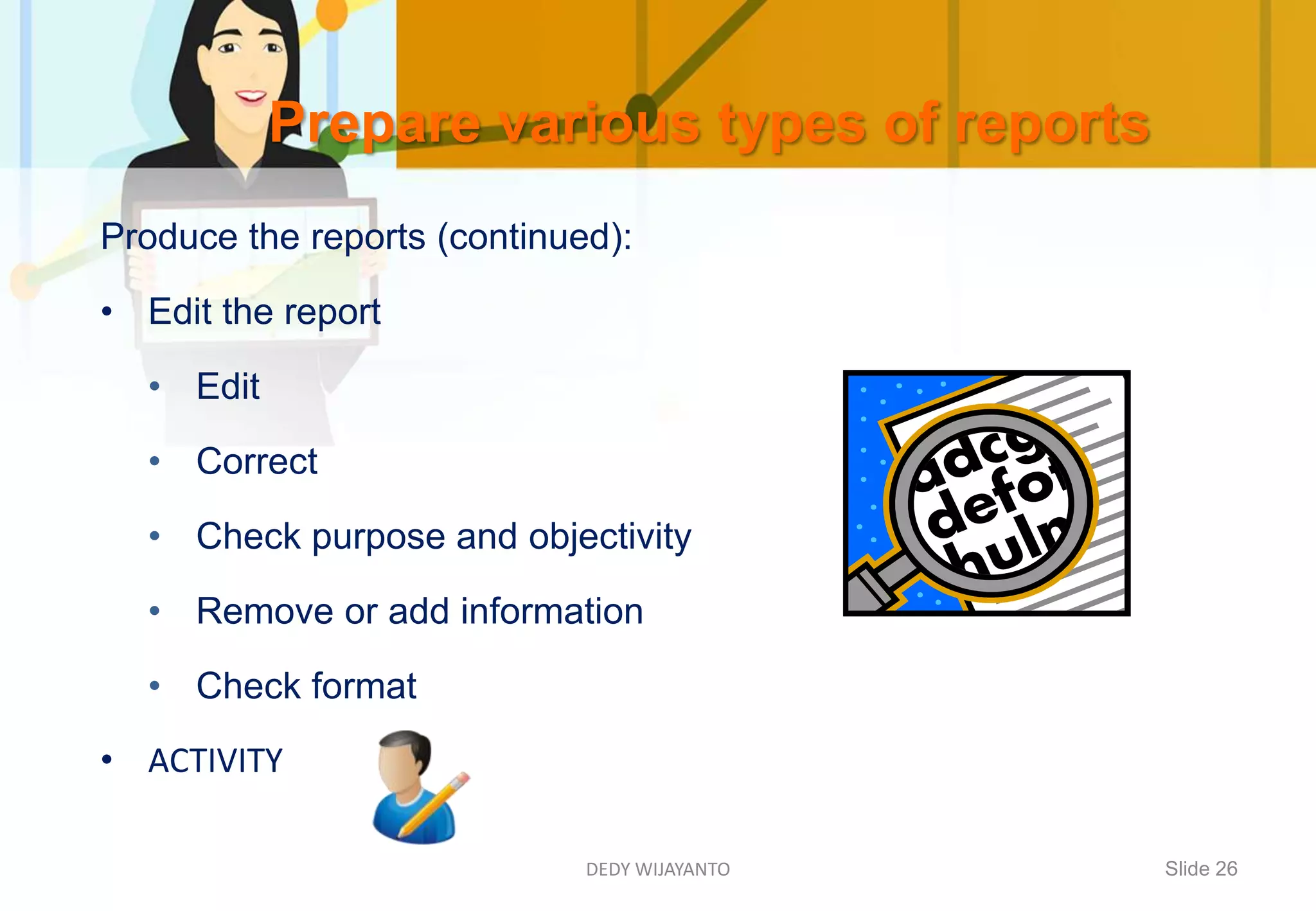 Various types of reports | PPTX