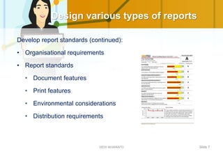 Various types of reports | PPTX