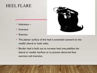 Various Types OF Shoe Modification in orthotics | PPTX