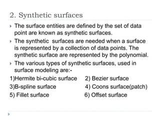 Various types of surfaces 131044119001 | PPTX