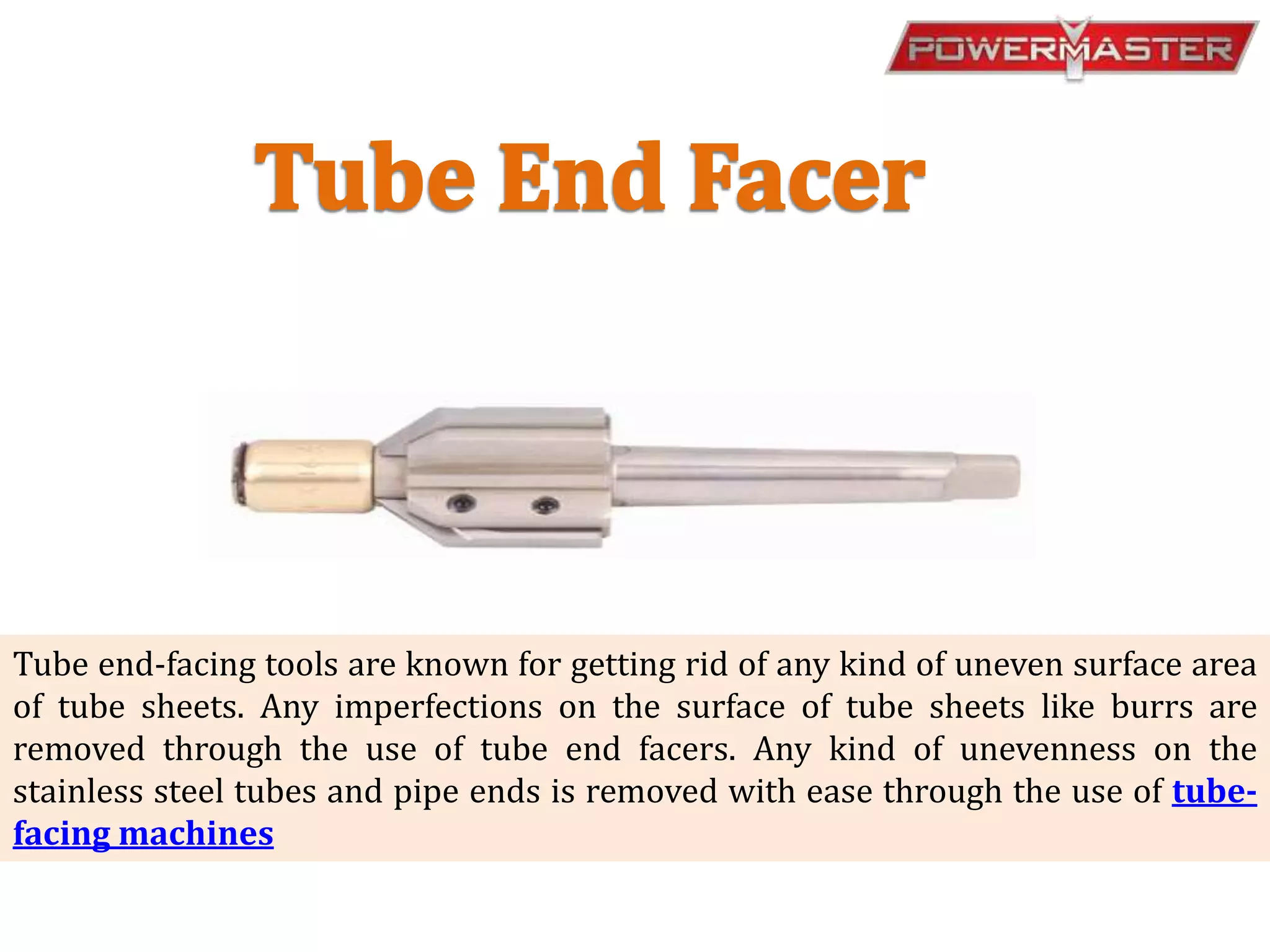 Various Types of Tube Installation Tools Used for Heat Exchangers and ...