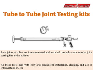 Various Types of Tube Installation Tools Used for Heat Exchangers and ...
