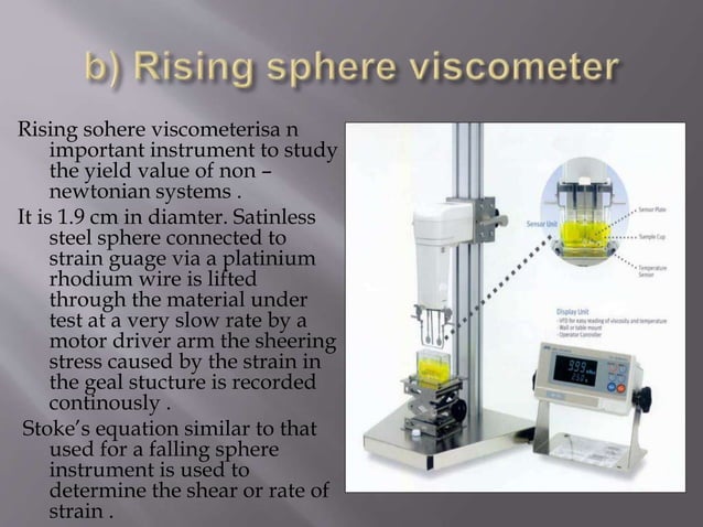 Various types of viscometers | PPTX | Physics | Science