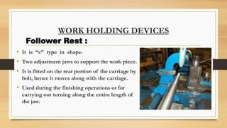 Various work holding devices | PPTX