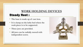 Various work holding devices | PPTX