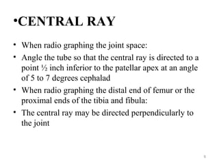 Various X-ray views of Knee Joint | PPT