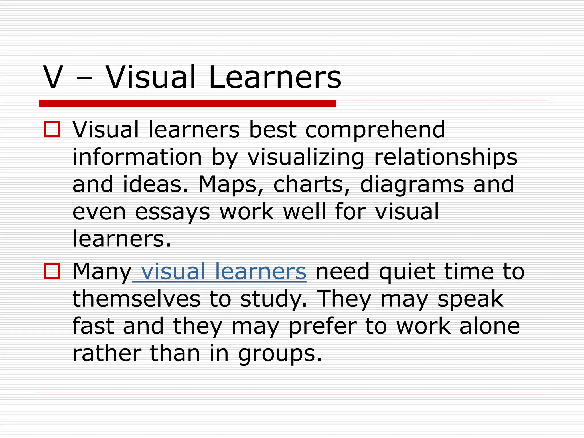 A guide to several types learning styles.ppt