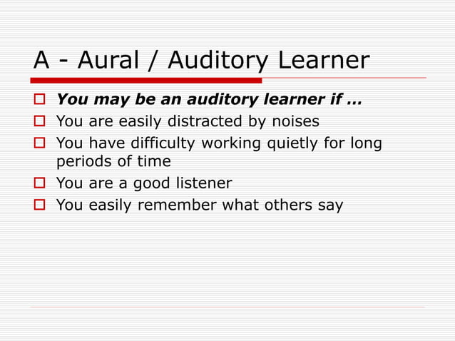 A guide to several types learning styles.ppt