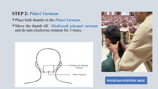 VARMAM Standard of procedure for the varmam related to head | PPTX