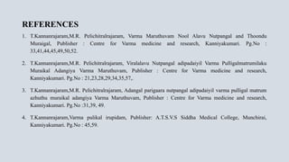 VARMAM Standard of procedure for the varmam related to head | PPTX