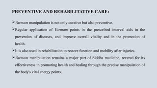 VARMAM Standard of procedure for the varmam related to head | PPTX