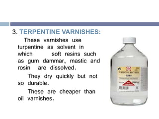 Varnishes | PPTX