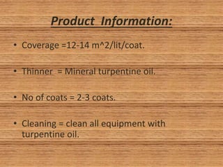 Varnishes and its types | PPTX