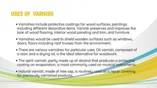 Types of Varnishes | PDF