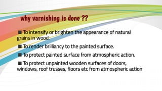 Types of Varnishes | PDF