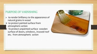 Varnishes class ppt | PPTX