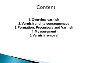 Varnish in turbine lube | PDF