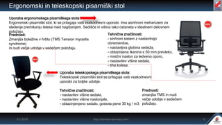 Varnost, ergonomija in okolje | PPTX