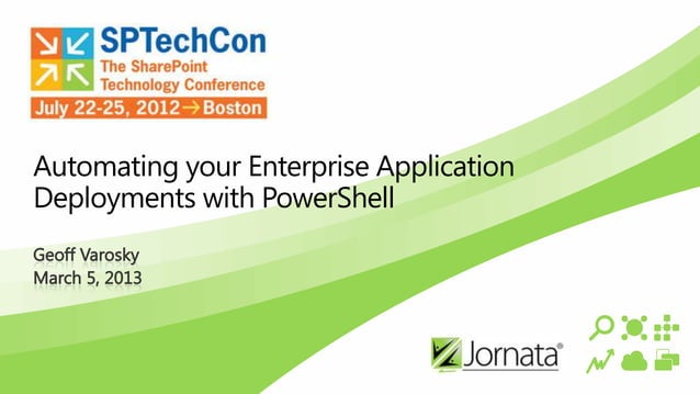 Automating Your Enterprise Application Deployments With Powershell By