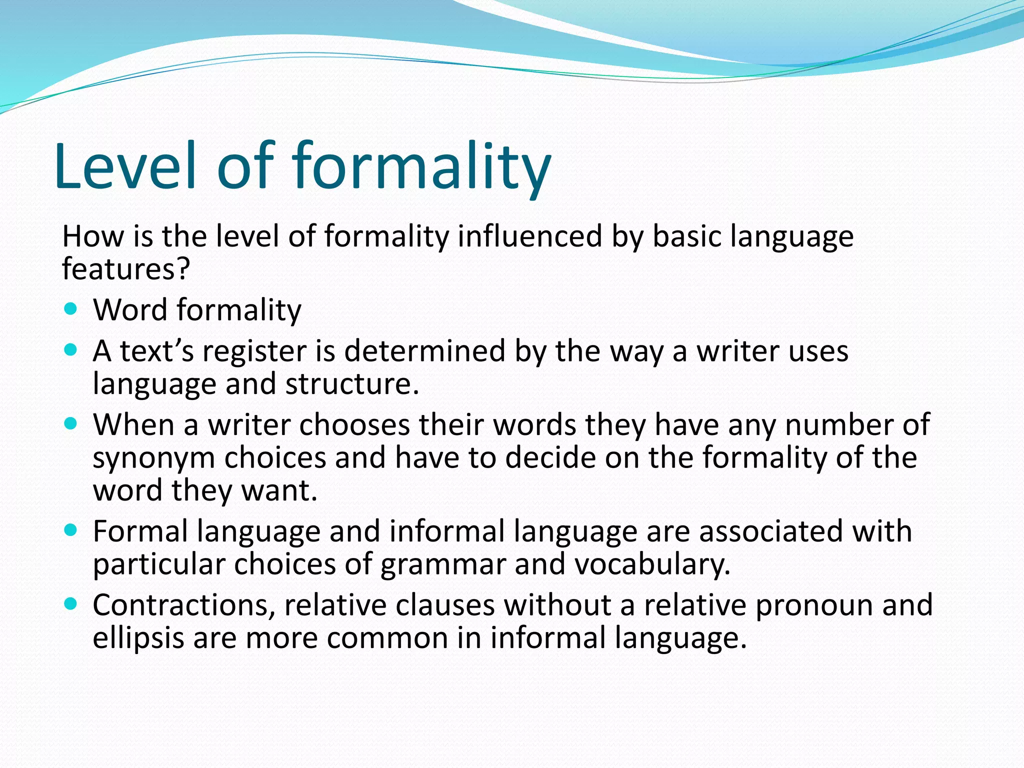 Voice Audience Register Purpose | PPTX