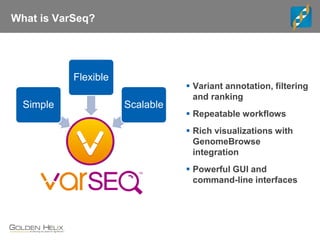 Using VarSeq to Improve Variant Analysis Research Workflows | PDF | Databases | Computer ...