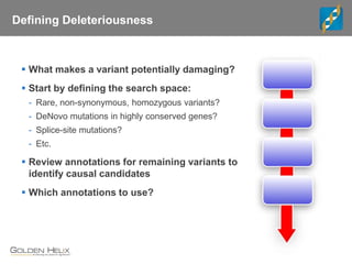 Using VarSeq to Improve Variant Analysis Research Workflows | PDF | Databases | Computer ...