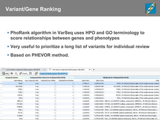 Using VarSeq to Improve Variant Analysis Research Workflows | PPT