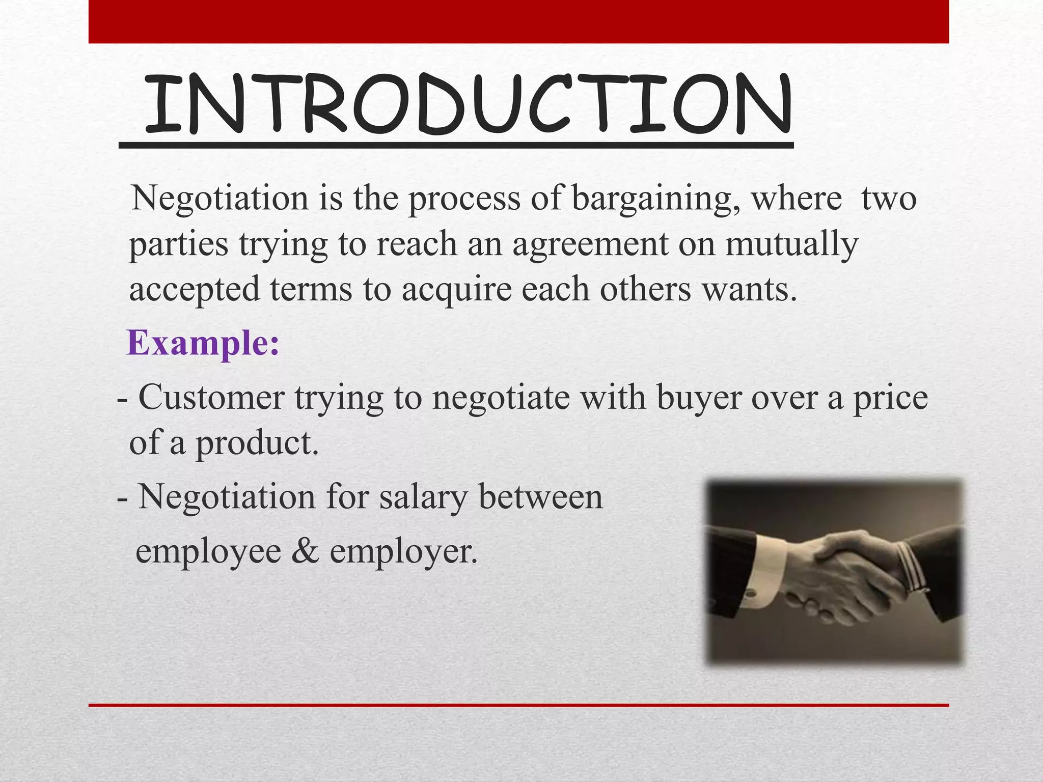Negotiation | PPTX
